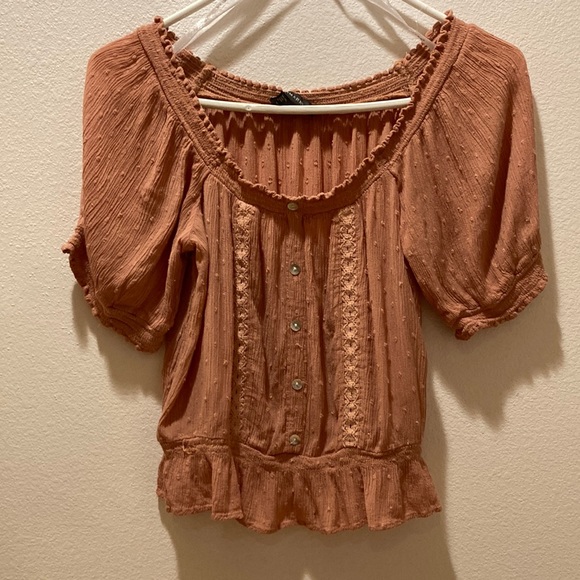 Primark | Tops | Primark Rose Flouncy Top | Poshmark